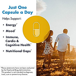 MethylPro Multivitamin + 15mg L-Methylfolate - High Dose Methyl Folate Once-Daily Multi Vitamin for Energy, Mood Support Supplement for Men & Women - B Complex, 2000 IU Vitamin D & More (30 Capsules)