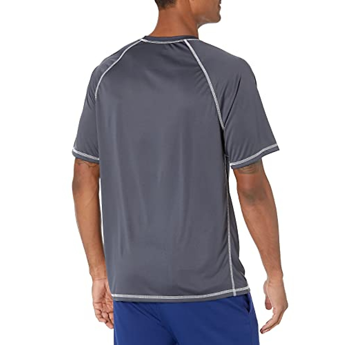 Speedo Men's Uv Swim Shirt Short Sleeve Loose Fit Easy Tee