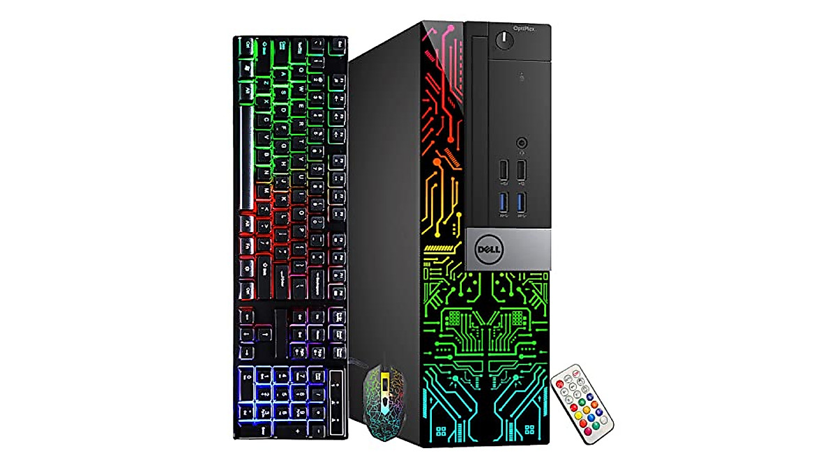 Dell OptiPlex Gaming Desktop - Intel i5, RGB Lights