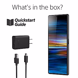 Sony Xperia 10 Plus GSM Unlocked Smartphone - Black