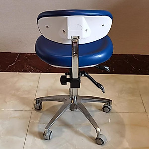 SFKLYU Adjustable Dental Medical Chair for Dentist Doctor's Stool 360 Degree Rotation Armrest Mobile Chair PU Leather,A5