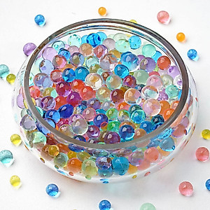 TABLECLOTHSFACTORY 14g Big Round Deco Water Beads Jelly Vase Filler Balls for Centerpieces Table Decoration - RED