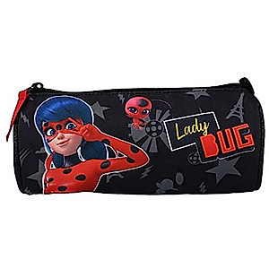 Miraculous Super Heroez Children's Pencil Case for Kindergarten, Nursery - 9 x 20 x 9 cm - Girls