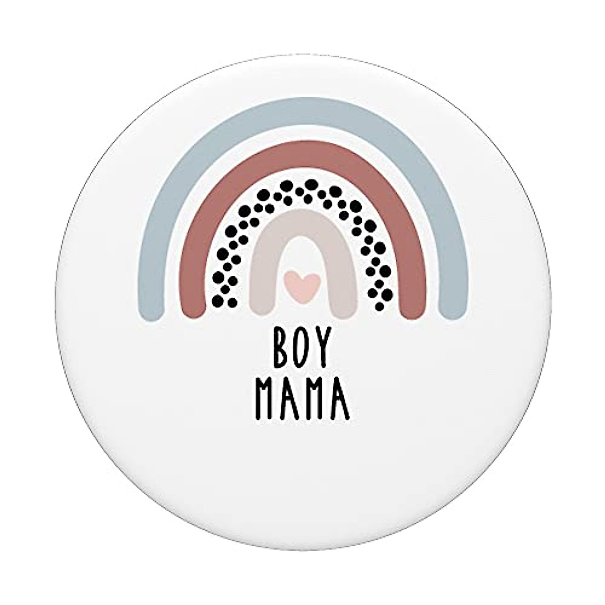Boho Boho Rainbow Heart Boy Mama Inspirational Quotes PopSockets Swappable PopGrip