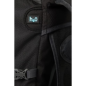 Mountain Warehouse Venture 40L Backpack - Travel Bag for Men & Women Black Women's Fit