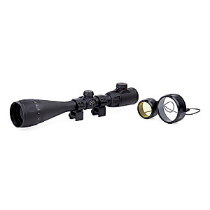 CenterPoint Optics LR620AORG2 Red/Green 6-20x50mm Illuminated Adjustable Objective Riflescope