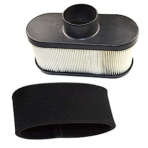 HQRP Filter Compatible with John Deere X300 X300R X304 X310 X320 X324 X340 X360 X500 X530 X534 S240 636M 648M 652M Lawn Tractor MIU12555