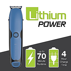Remington PG6250 WetTech Lithium Powered Head, Beard, & Body Grooming Kit, Trimmer (8 Pieces)