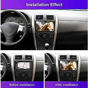 2G 32G Android 11 Car Radio for Toyota Corolla 2009-2013 with Carplay Android Auto, 9'' Touch Screen Car Stereo Bluetooth Navigation Media Player GPS Hi-Fi WiFi FM Rear Camera