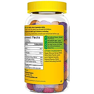 Nature Made Calcium Gummies 500 mg Per Serving with Vitamin D3, Dietary Supplement for Bone Support, 80 Gummies, 40 Day Supply