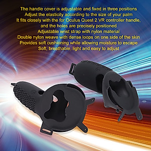 VR Controller Handle, Protective Wrist Knuckle Strap Controllers Controller Handle Protective Case with Adjustable Wrist Joint for Home