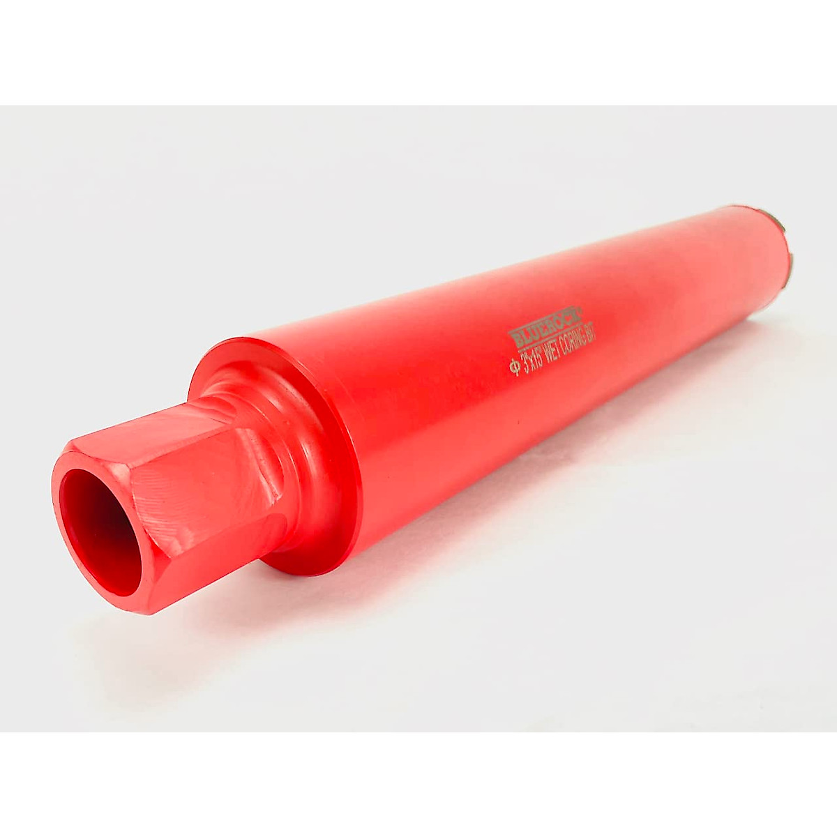 3" Inch Diamond WET Core Drill Bit 1-1/4” Threaded by BLUEROCK Tools for Concrete Rebar Asphalt Brick Rock Masonry Hole Barrel Coring