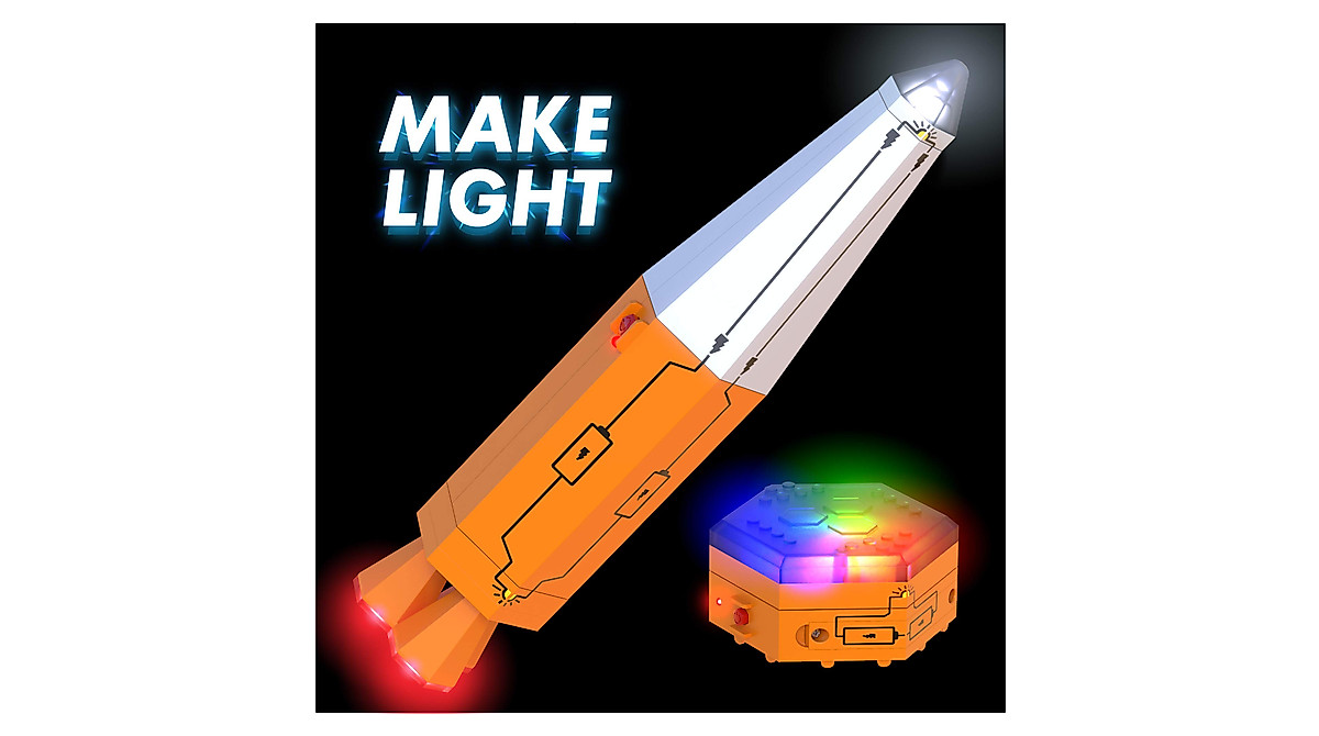 STEM Circuit Explorer Rocket Ship Toy for Kids 6+