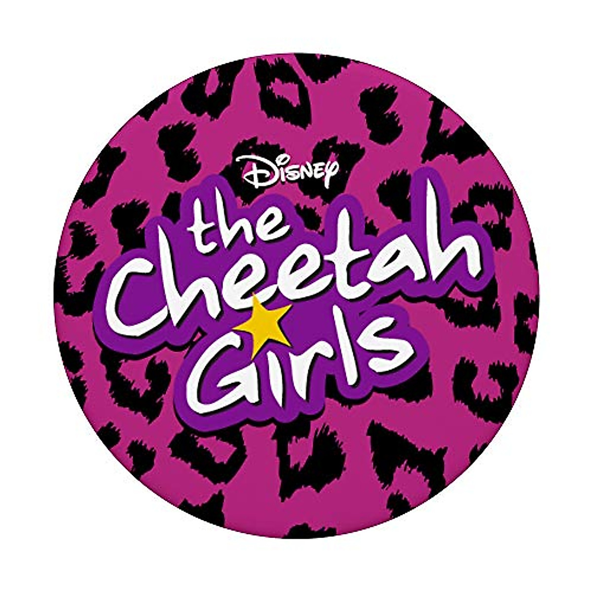 Disney Channel The Cheetah Girls Logo Animal Print PopSockets PopGrip: Swappable Grip for Phones & Tablets