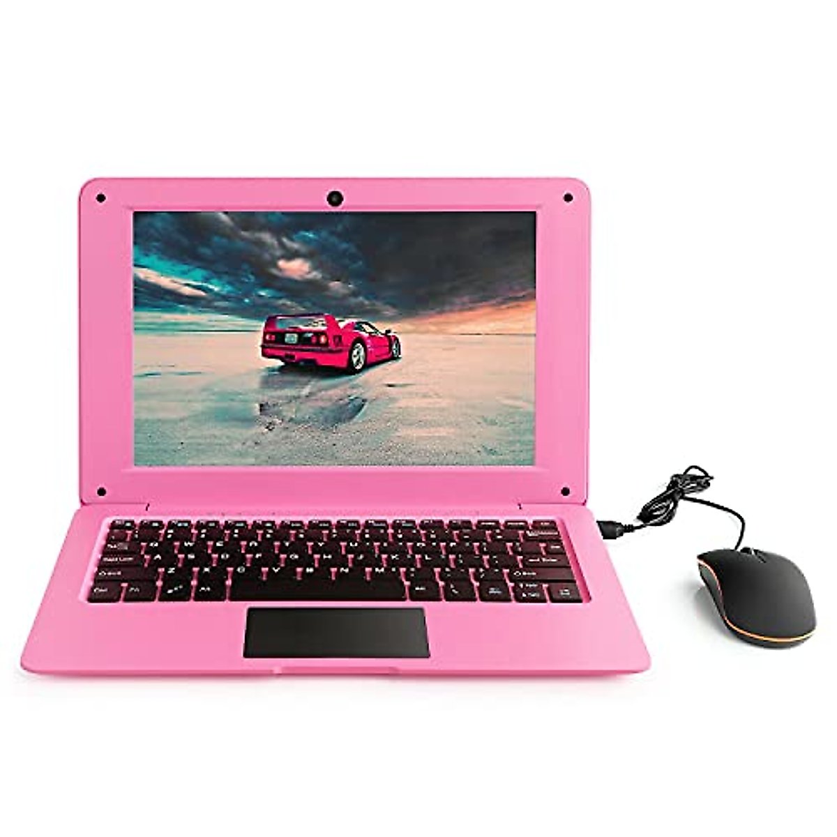 10.1" Inch Kids Laptop Computer, Netbook Powered by Android 7.1.1, Quad Core Processor, 2gb Ram, 32gb Storage, Bluetooth, WiFi