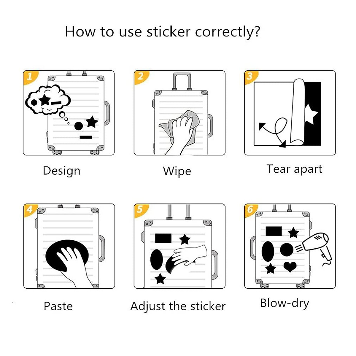 LZBRDY 100 Pieces/Set, Astronaut Alien Rocket Planet Stickers for Scrapbooking, Cards, Laptop, Suitcase, Diary, Notebooks, Album, Journals, Kids DIY Crafts