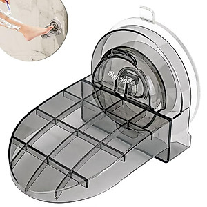 ENUODA Shower Foot Rest with Powerful Non-Slip Suction Cup Waterproof Shower Stool for Inside Shower Shaving Legs Suitable for People Who Need to Keep Body Balance (Reusable, No Drilling)