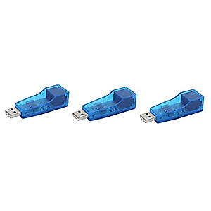 SOLUSTRE 3pcs universal adapter USB adaptor 10/100 ethernet USB lan USB ethernet adapter USB adpter chip computer