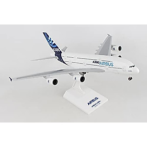 Daron Skymarks Airbus A380-800 H/C with Gear, 1/200-Scale,White