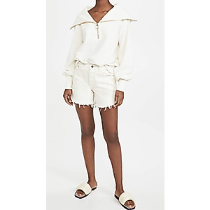 Varley Women's Vine Half Zip, Ivory, White, S