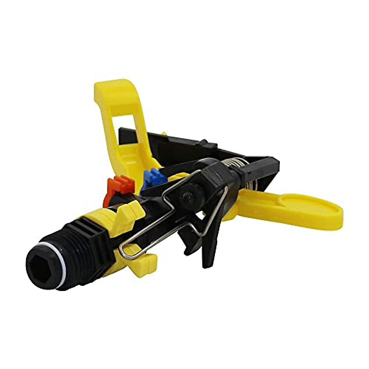 YFQHDD 1 Pc Double Outlet Rocker Nozzle 360 Degrees Rotary Jet Nozzle Agricultural Garden Irrigation Sprinklers with 1/2" Male Thread