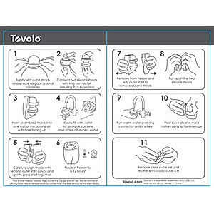 Tovolo King Cube Ice Mold System, Crystal Clear Seamless 2 Inch Cubes for Whiskey Cocktails & More - Set of 4 Molds