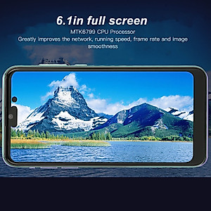 GLOGLOW 4GB RAM Mobile Phone Ultrathin 3500mAh WiFi 6.1 Inch Unlocked Smartphone Dual Card Dual Standby Call Clear Pixels (Green)