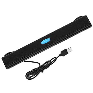 UKCOCO Sound Bars for TV, Small Surround Soundbar Speakers for PC/Gaming/Projectors