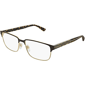Eyeglasses Gucci GG 0383 O- 005 Brown/Havana