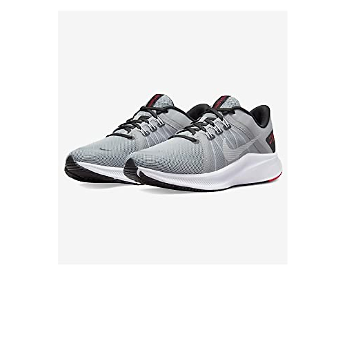 Nike Men's Quest 4 Running Shoes, Lt Smoke Grey/White-Black, 10 M US