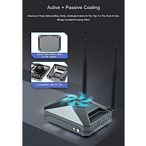 Waveshare Aluminum Case for Jetson Nano Developer Kit with GPIO Adapter ONLY for Waveshare Jetson-Nano-DEV-KIT