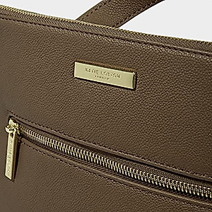 Katie Loxton Brooke Square Womens Large Sustainable Style Zippered Top Handle Backpack Khaki Brown