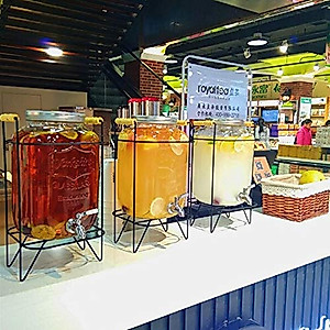 Bekith 2 Pack Beverage Dispenser Replacement Spigot, Stainless Steel Polished Finished Water Drink Dispenser Replacement Faucet