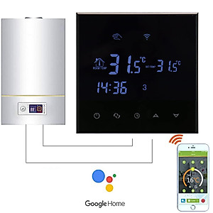 Wengart WiFi Smart Thermostat WG03,AC230V Max3A 2.4GHz Wi-Fi APP TUYA for Radiant Floor Heating Link Gas Fireplace,Compatible with Alexa Echo/Google Home