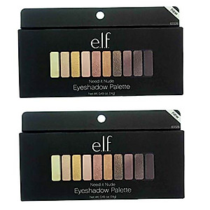 e.l.f. Pack of 2 Need it Nude Eyeshadow Palette, 83328