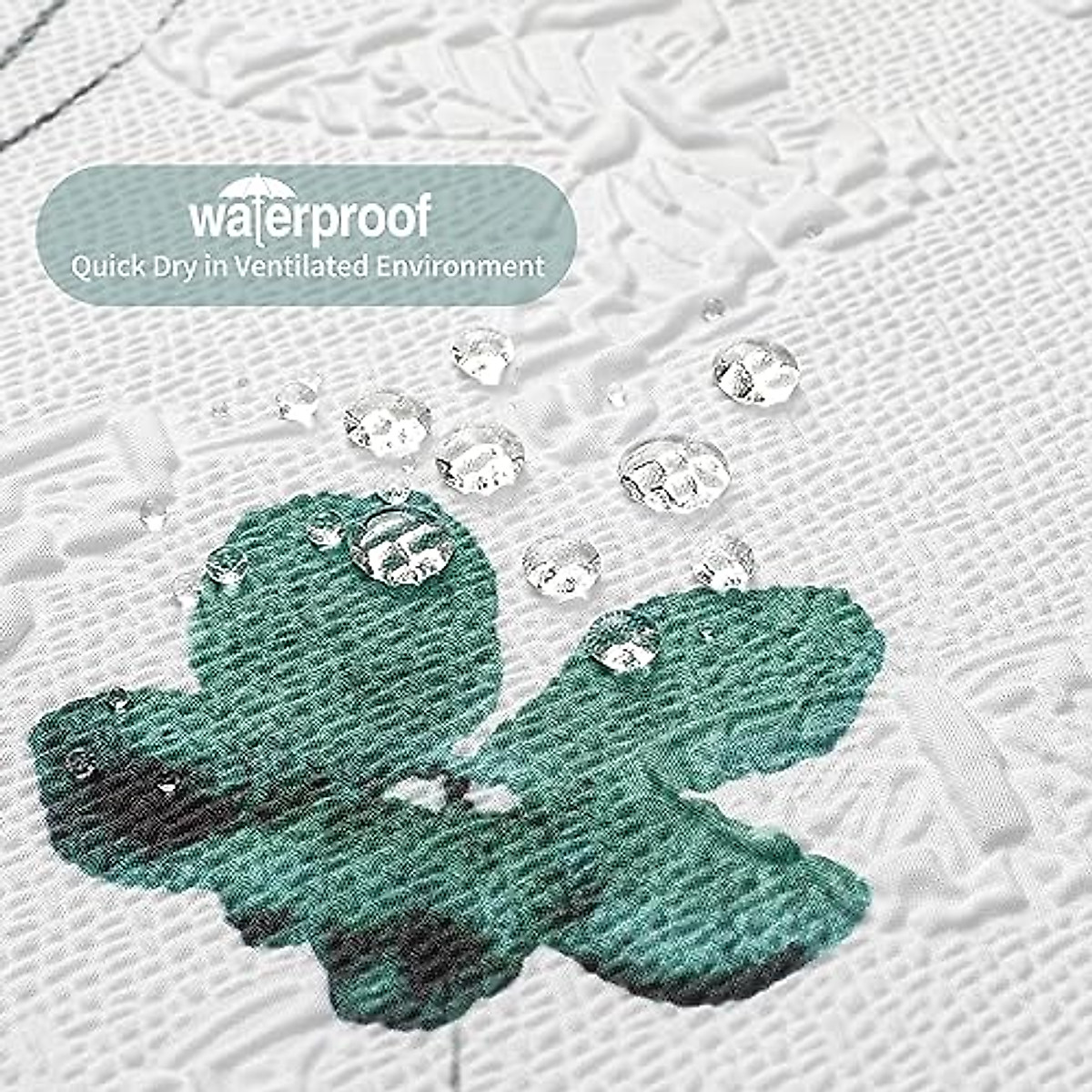 QiyI Watercolor Floral Shower Curtain, 3D Embossed Butterflies Sage Green Flower Bathroom Curtain, Minimalist White Cloth Bath Curtain, Waterproof Fabric Textured Shower Curtain Set with Hooks, 72x72