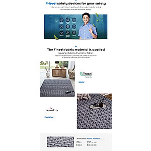 Kiturami Ondol Heating Mat Topper KDMU (KDMU-952, Queen Size)