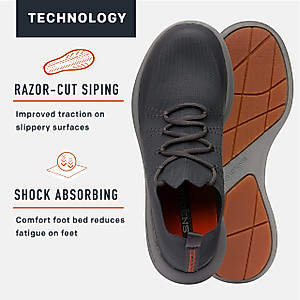 Grundens Men’s SeaKnit Boat Shoe | Lace-Up, Water-Resistant, Anchor, M 12