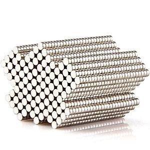 Multi-Use Refrigerator Magnets for Refrigerator Craft Project - Approximate 2x1mm - 250 Pieces