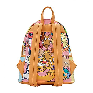 Loungefly Nickelodeon Nick 90's Color Block Double Strap Shoulder Bag