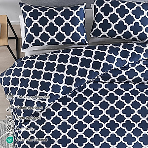 Rosecret Green Duvet Cover Queen Szie,Ultra Soft and Cooling,100% Viscose Derived from Bamboo,1 Duvet Cover 2 Pillowcases with Corner Ties,Button Closure,Teal Green(Queen)