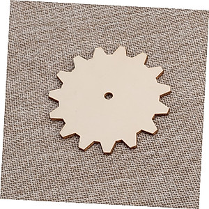 Homoyoyo 30 Pcs Wood Slice Unfinished Wood Cutout Wood Embellishment Wood Circles for Crafts Unfinished Wood Ornaments Nativity Crafts Wood Gifts Wood Cutouts Wooden Graffiti Confetti