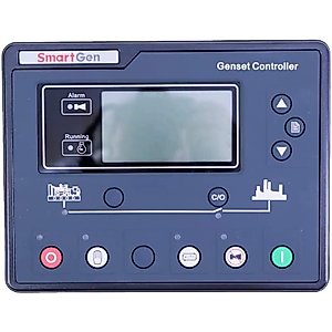 YFYIQI Generator Set Controller Automatic Start/Stop Genset Controller Auto Start Module with Waterproof Security Level IP55 Short Message Service Function Schedule Control