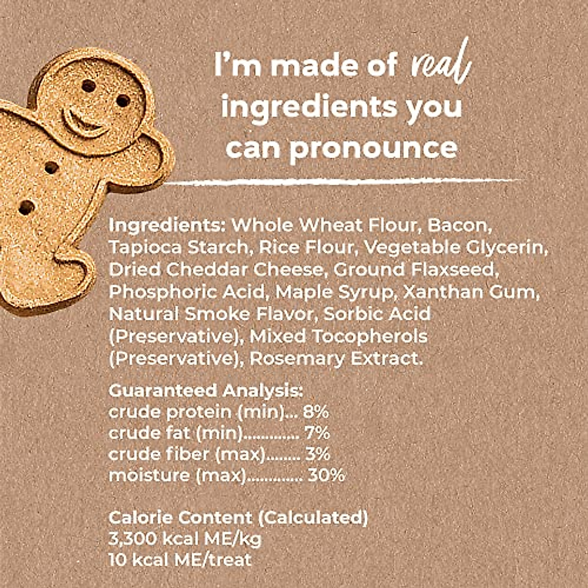 Buddy Biscuits Soft & Chewy Healthy Dog Treats with Bacon & Cheese - 20 oz.