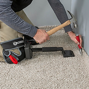 Roberts Extra Wide Carpet Tucker and Stair Tool, Chrome-Plated Steel, 4-Inches