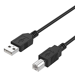 KONKIN BOO 6ft USB Cord Data Sync for Alesis Nitro Mesh 8-Piece Electronic Drum Set DM7X