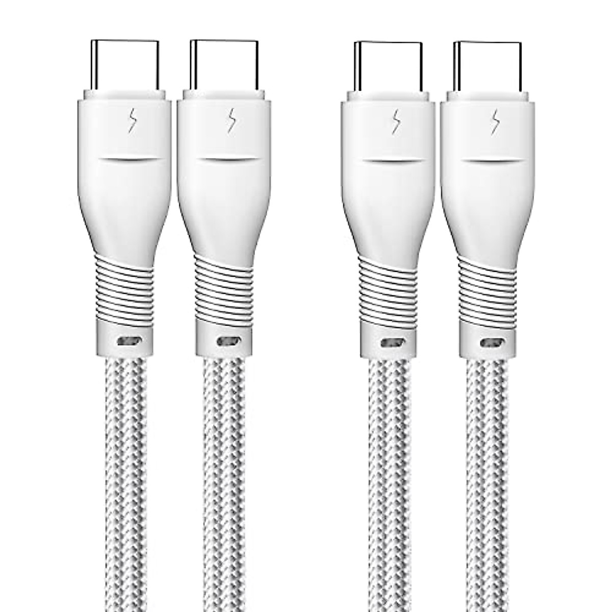 10FT 2Pack USB-C to USB C Cord,Long Charger Cable for Samsung Galaxy S22/S22 Plus/S22 Ultra/S21/S21 FE/S23/S23+/S23 Ultra/A52 5G/A53 5G/S20,Tab S7/S8,Pixel 6 7 Pro/4A 5G/5 5A,60W Fast Charging Charge