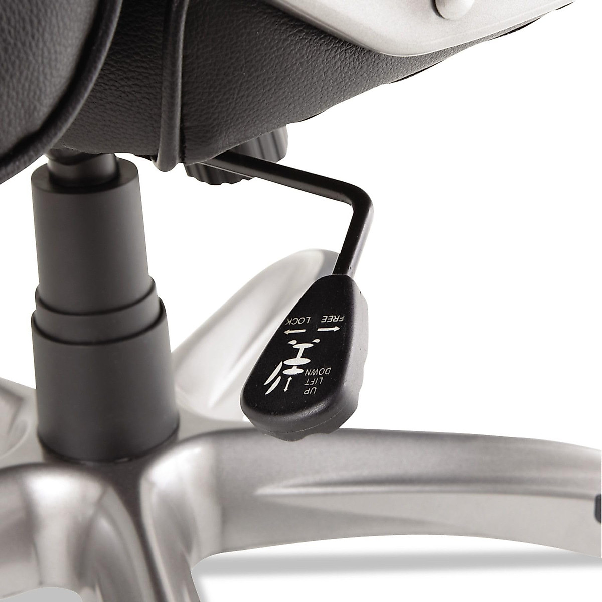 Alera ALEVN4119 Alera Veon Series Executive Highback Leather Chair, Coil Spring Cushioning,black