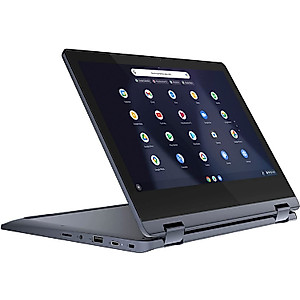 Lenovo 2022 Flex 3 Chromebook 11.6" Touchscreen 2-in-1 Laptop Computer, Octa-Core MediaTek MT8183 Processor, 4GB RAM, 64GB eMMC, 802.11AC WiFi, Bluetooth, Abyss Blue, Chrome OS, iPuzzle