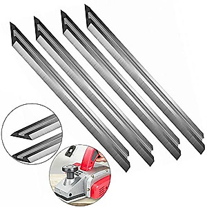 CREAP 4Pcs Planing Blade Reversible Blade 102mm for Carbide Wood Blade